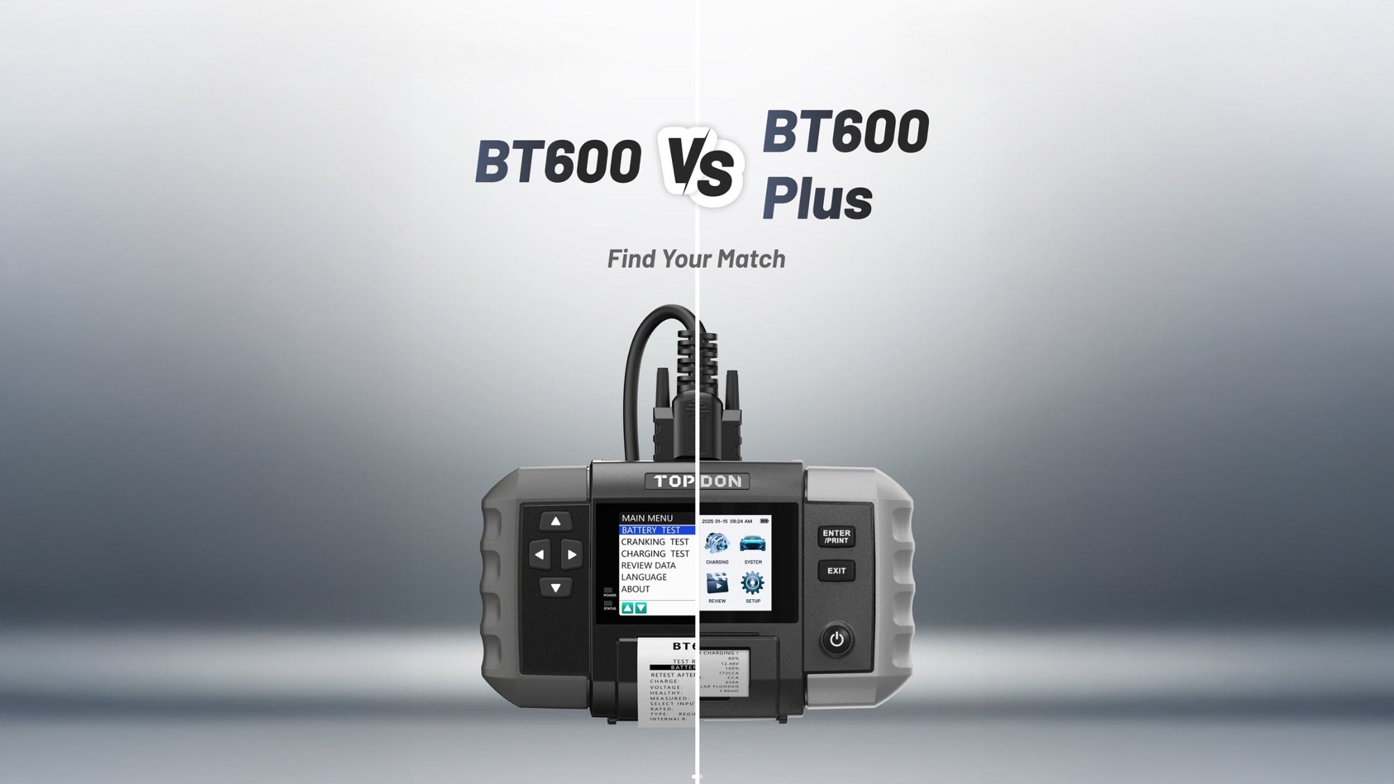 BT600 or BT600 Plus? Choose Your Battery Tester – TOPDON USA