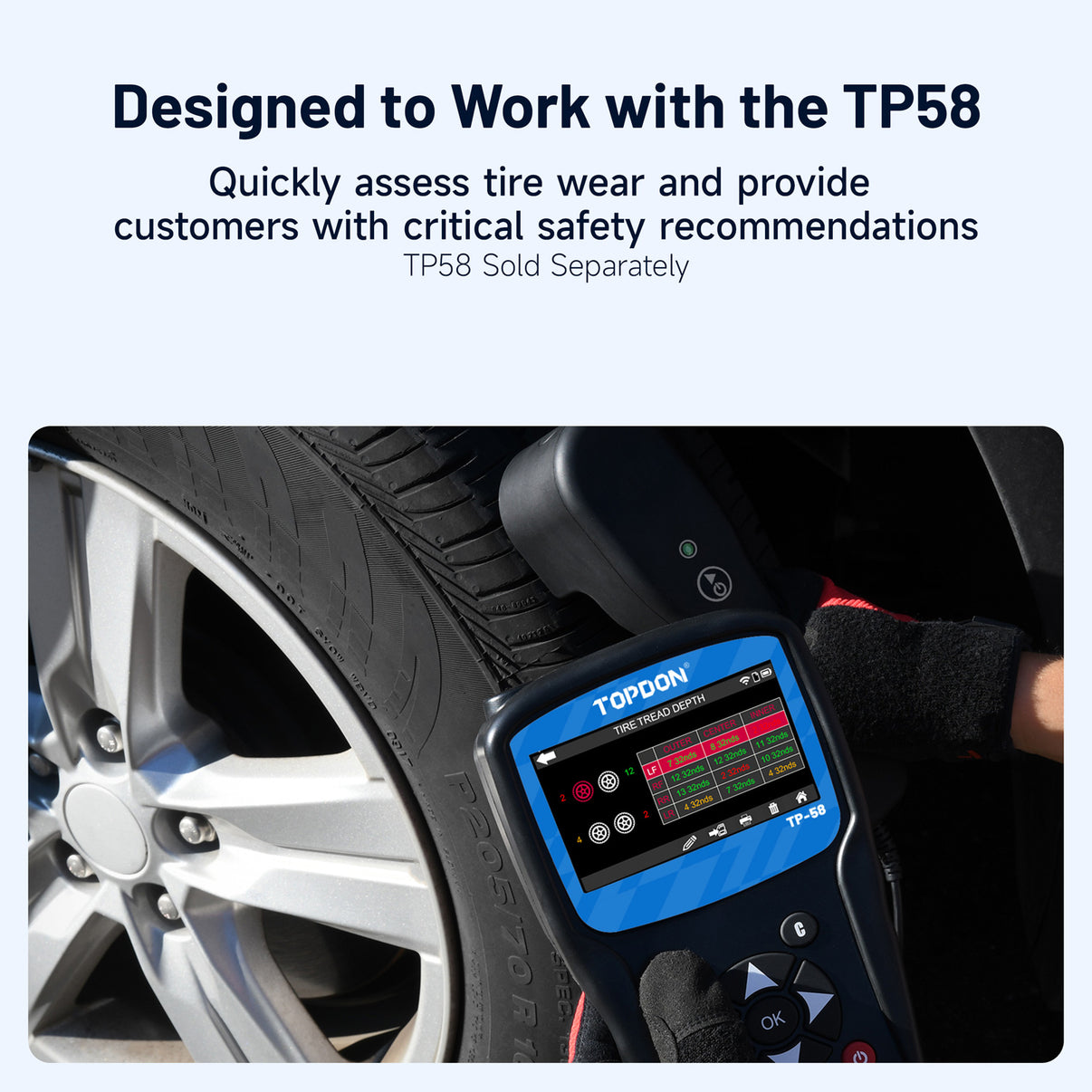 Tire Tread Depth Gauge – TOPDON Technology USA, Inc